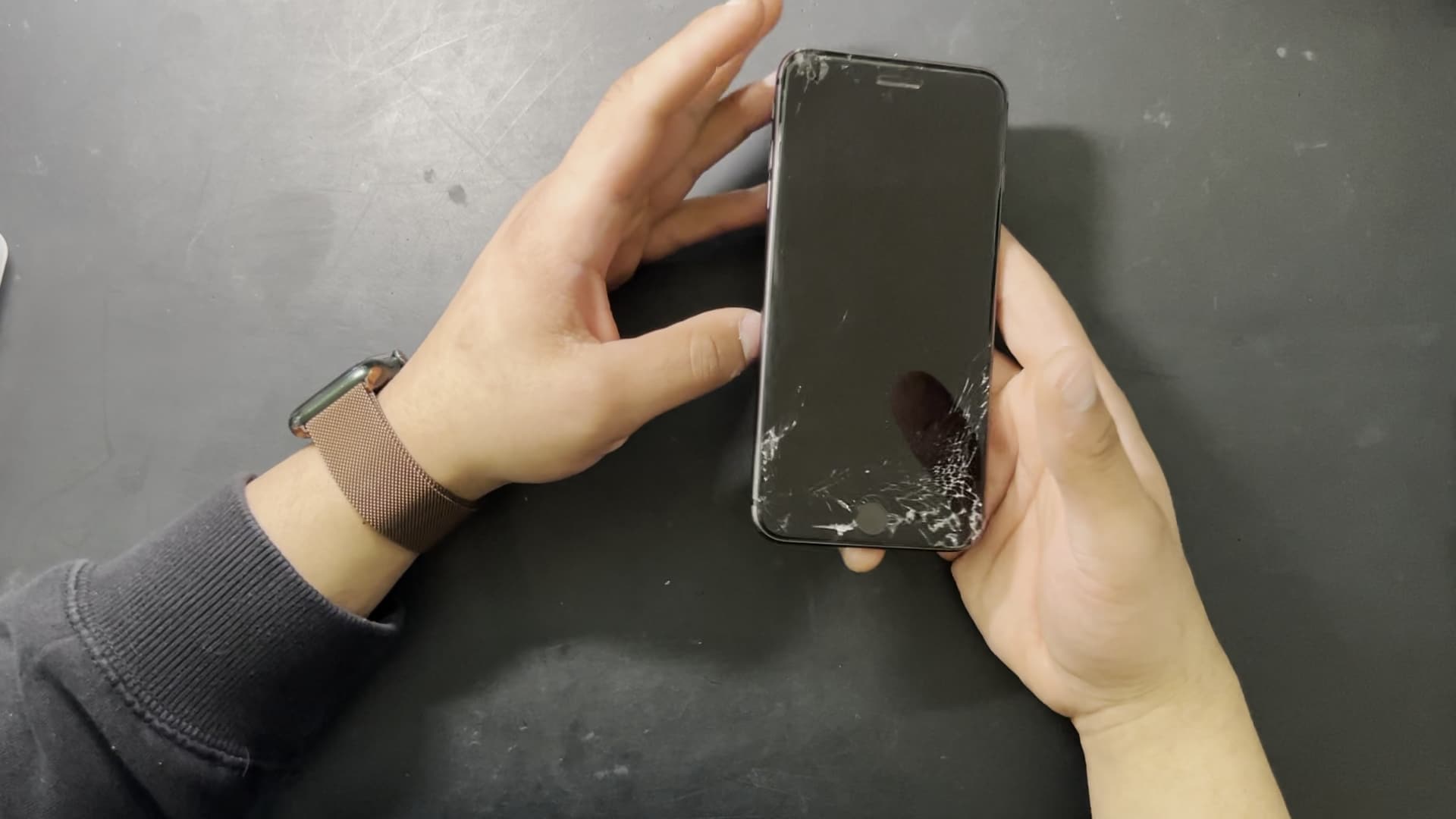 iPhone 8 Plus Cracked Screen & Charging Port Repair Demo - iCity Repair ...
